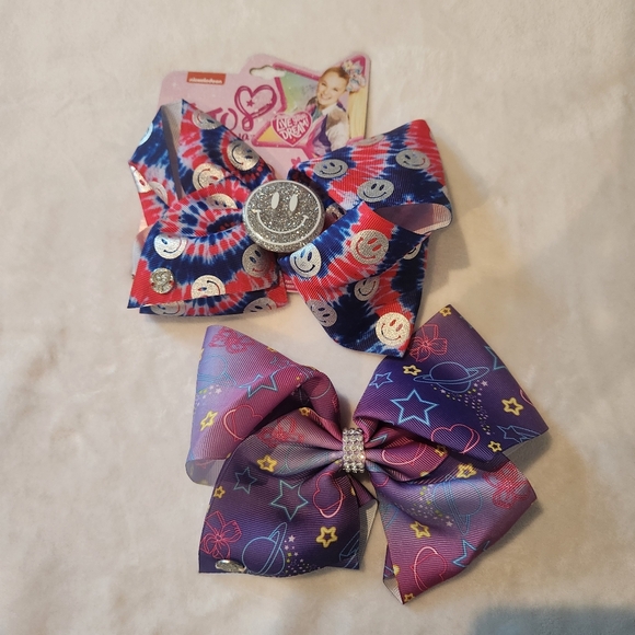JoJo Siwa | Accessories | Jojo Siwa Large Bow Bundle Of 2 | Poshmark